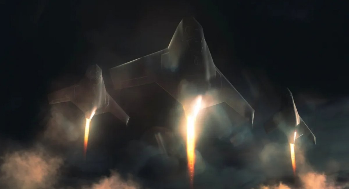 Дрони-винищувачі X-Bat, які можуть бути цікаві Україні, отримають двигун як у F-15 і F-16 ...